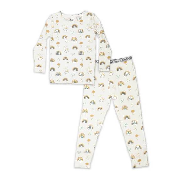 BELLABU BEAR | Pajamas | New Bellabu Bear Kids Rainbows Bamboo Pajamas ...